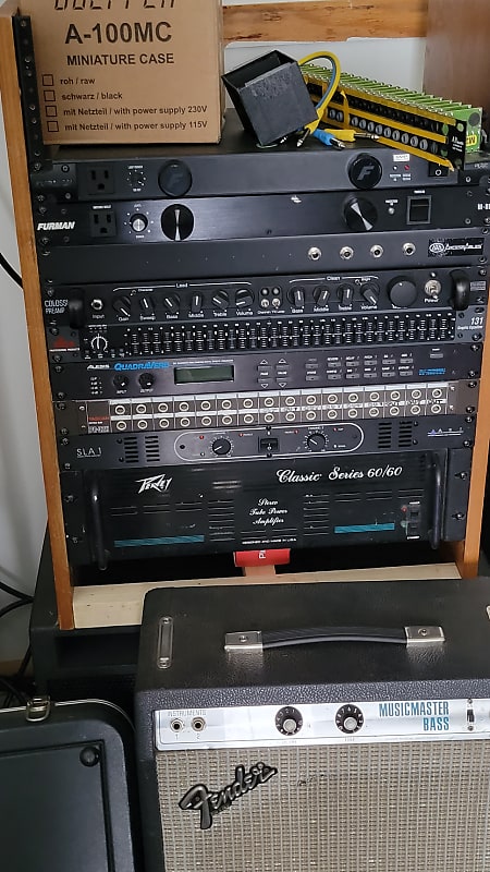 Peavey Classic Series 60/60 Stereo Tube Power Amp 90s? Black | Reverb