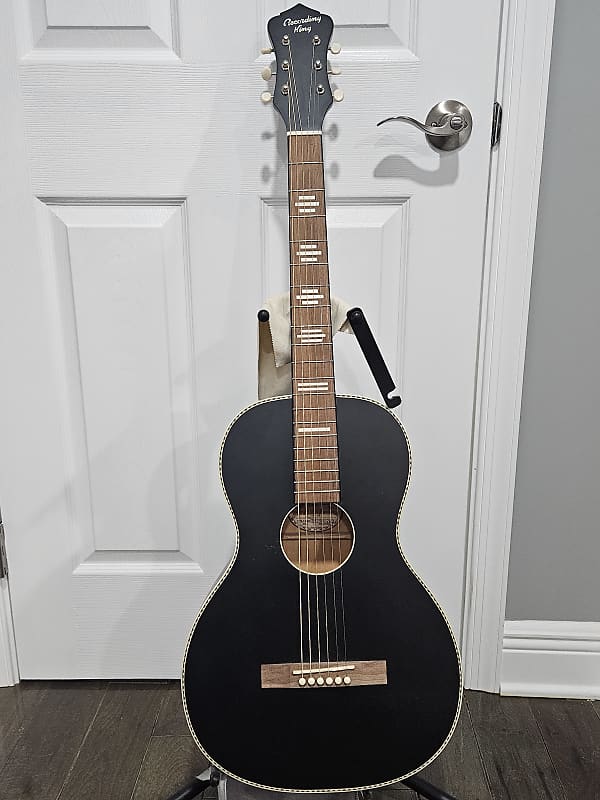 Recording King RPS7 Dirty 30s Single 0 Parlor Acoustic Guitar | Reverb