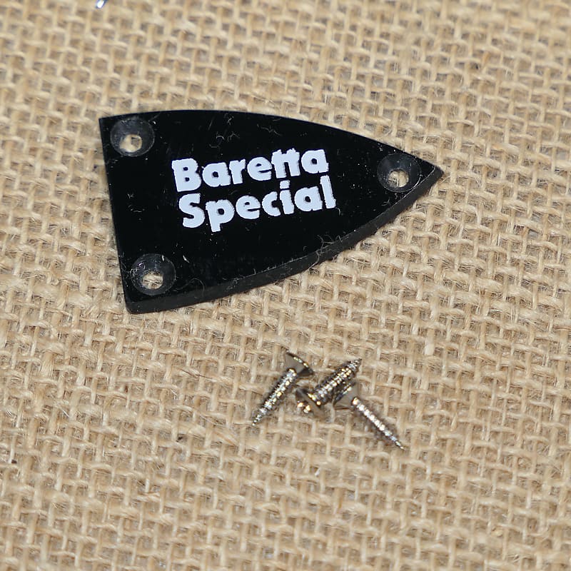 Truss Rod Cover Black, Genuine 2022 Kramer Beretta Special | Reverb