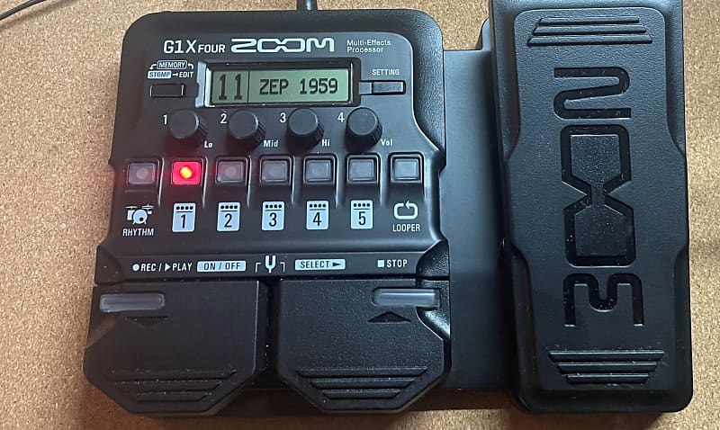 Zoom G1XFour 2021 Black | Reverb