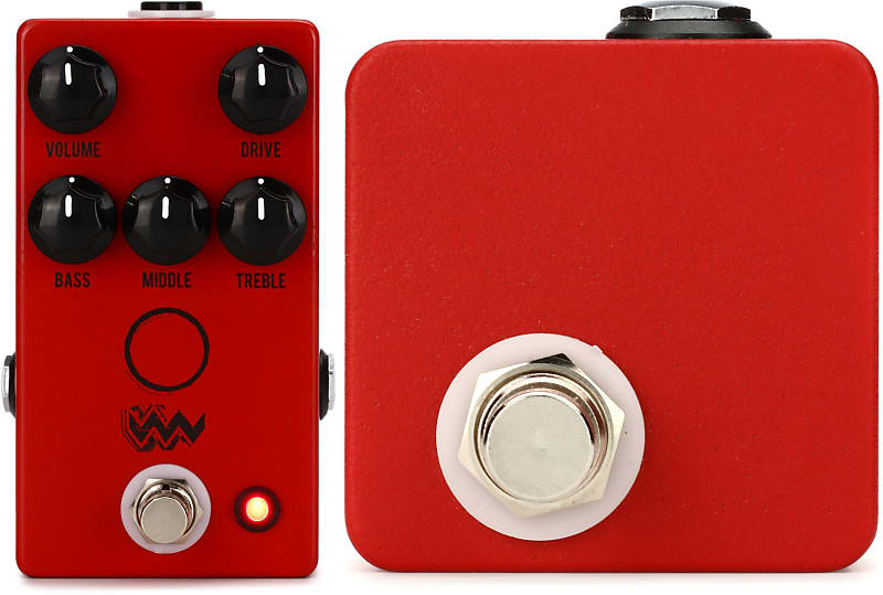 JHS Angry Charlie V3 Channel Drive Pedal Bundle with JHS Red | Reverb