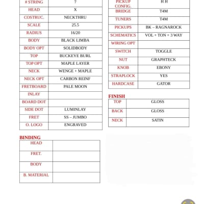 Overload Custom Guitars Themis 2022 | Reverb