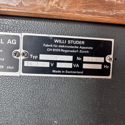 Studer 169 Desk Console Mixer Vintage | Reverb