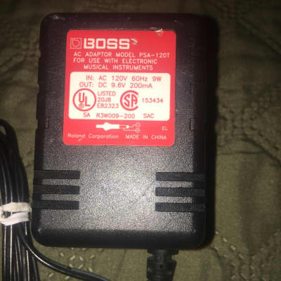 BOSS PSA-120T Power Supply 9V 200mA AC Adaptor w/Box - Boss | Reverb