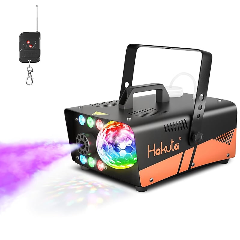 Fog Machine, 600W Smoke Machine With Disco Ball Light And Led | Reverb