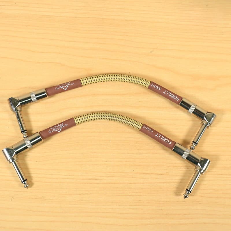 (2) Fender Custom Shop Performance Series Patch Cables | Reverb UK