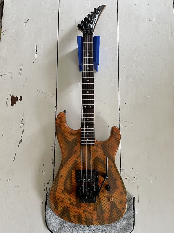 Jackson USA Strat 1988 - Copperhead Snakeskin | Reverb