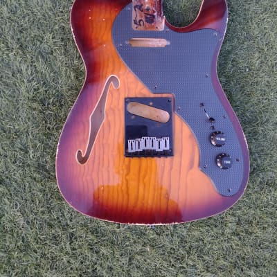 Telecaster Thinline body - chambered | Reverb