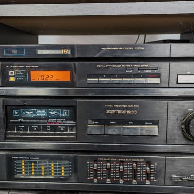 Realistic 1200 Home Stereo Rack System - EQ, Tape Deck, | Reverb