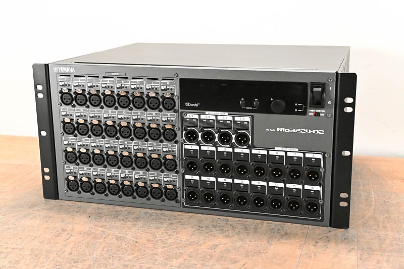 Yamaha Rio3224-D2 32-input / 24-output Dante Stage Box | Reverb