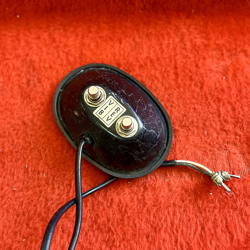 Fender Reverb Vibrato foot switch c 1965 - Blackface RCA | Reverb