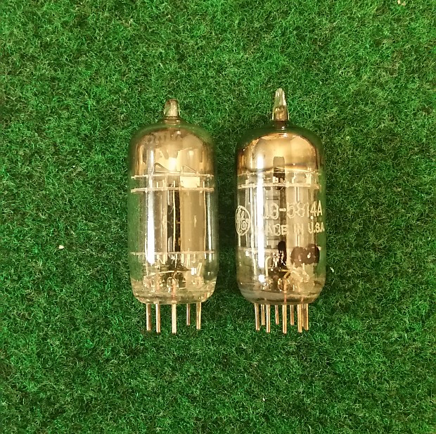 Pair of 1950s Black Plate/3 Mica CBS & GE 5814A/12AU7A Preamp | Reverb