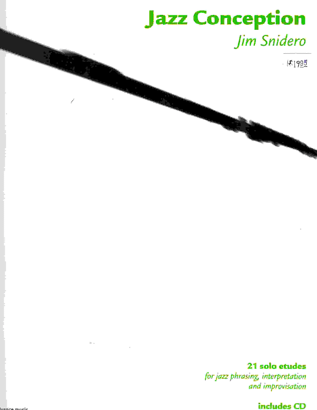 Jim Snidero Jazz Conception: Flute: 21 Solo Etudes for Jazz | Reverb