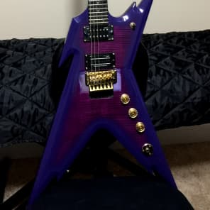 Dean DCR #5 - DIMEBAG RAZORBACK BLACKTOOTH TRANS POWER PURPLE | Reverb