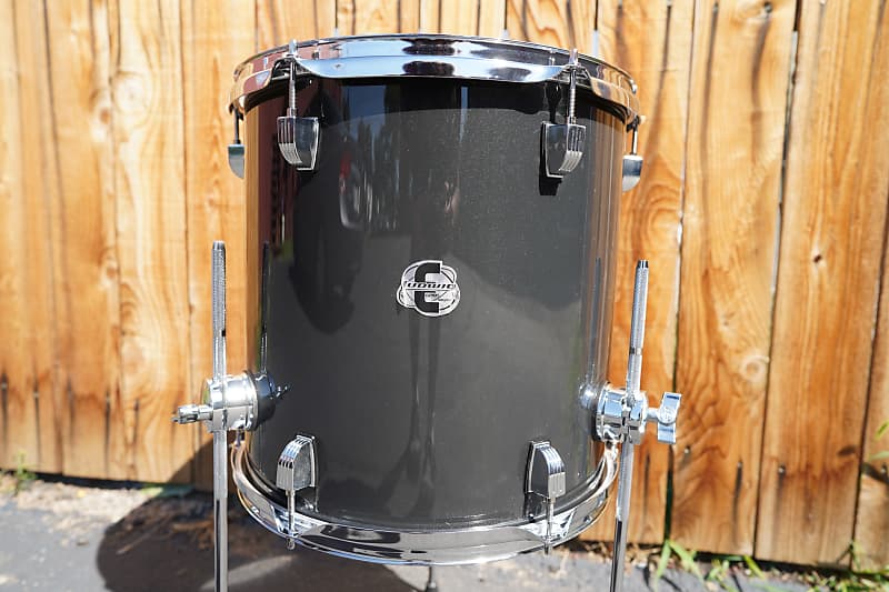 Ludwig Element Evolution Black Sparkle 14 x 14" Floor Tom | Reverb