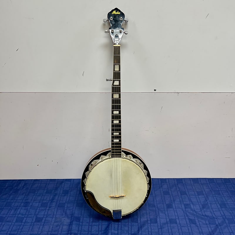 Vintage Iida 5-String Banjo with Resonator Made in Japan | Reverb
