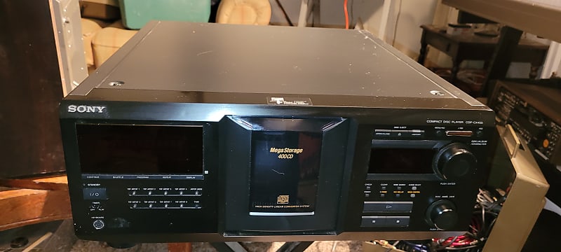 Sony CDP-CX455 400 DISC CAROUSEL CHANGER CD PLAYER 2002 - | Reverb