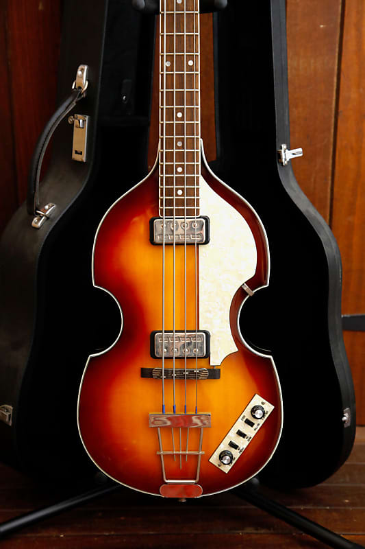 Hofner Contemporary Series 500/1 Violin Bass Guitar w/ Hard | Reverb