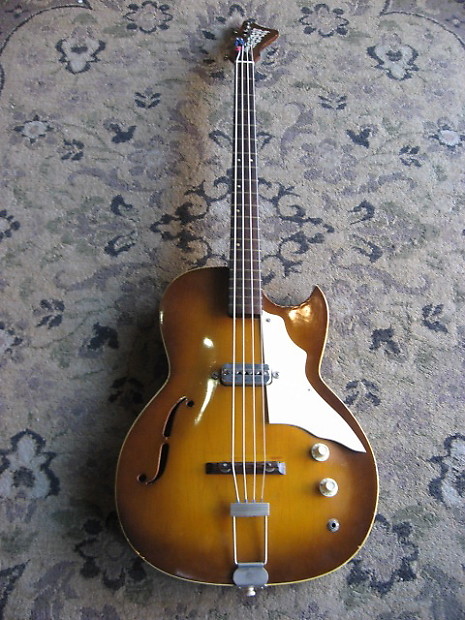 Kay Kraftsman Hollow Body Bass circa 60s Light | Reverb Canada