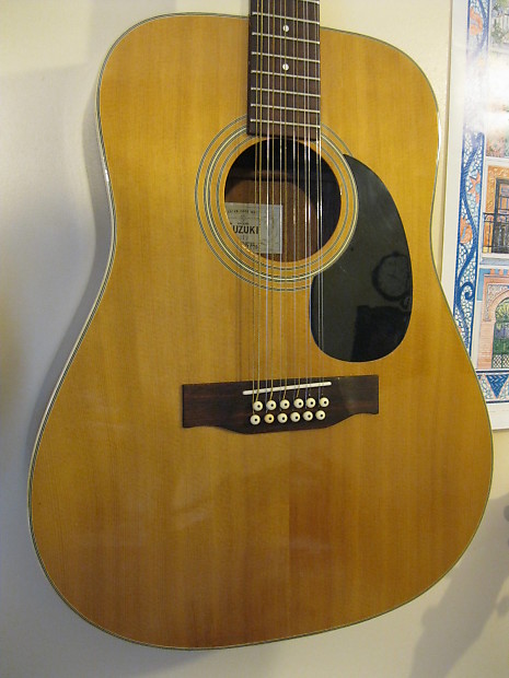 Suzuki SD312 1989 MIJ Spruce/Mahogany 12-String Guitar - | Reverb