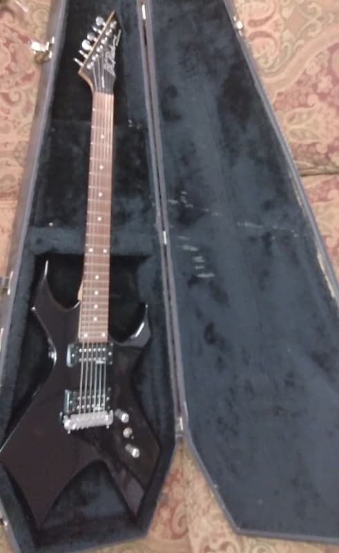 B.C. Rich Bronze Series Warlock 2001 Black | Reverb