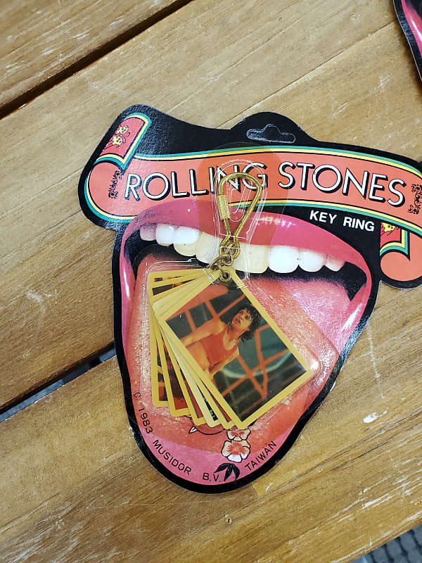 Rolling Stones Key Chain 1983 | Reverb
