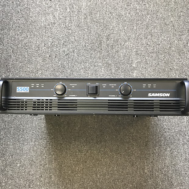 Samson S500 Power Amp Rack Unit 250w 2x stereo | Reverb