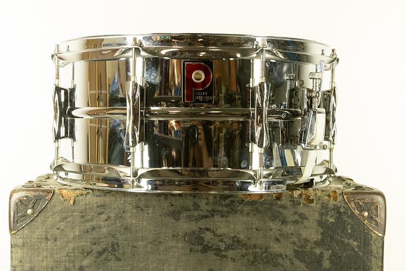 Premier 6.5x14 Steel Model 1026 Snare Drum | Reverb