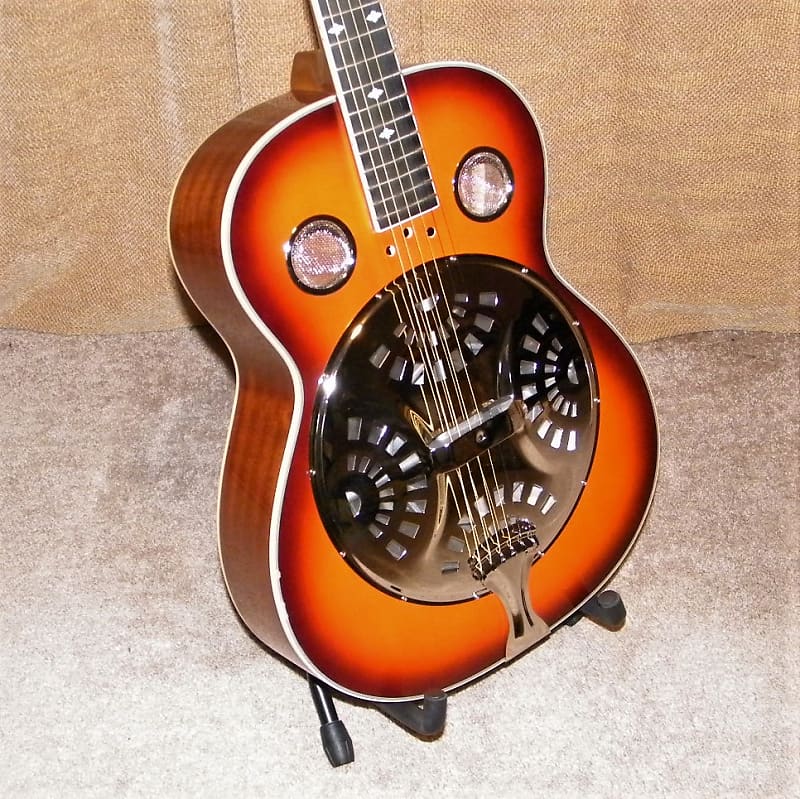 Rogue Classic Spider Resonator Roundneck Sunburst - Blem See | Reverb