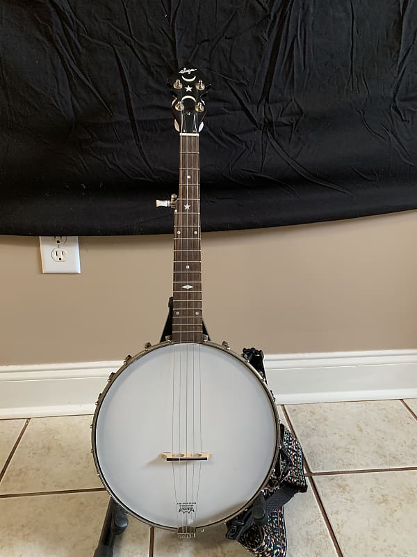 Saga SS-10P 5-String Openback Travel Banjo mid-2000s | Reverb