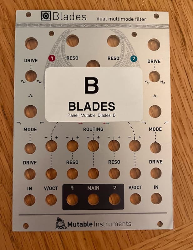 Mutable Instruments Blades original panel | Reverb