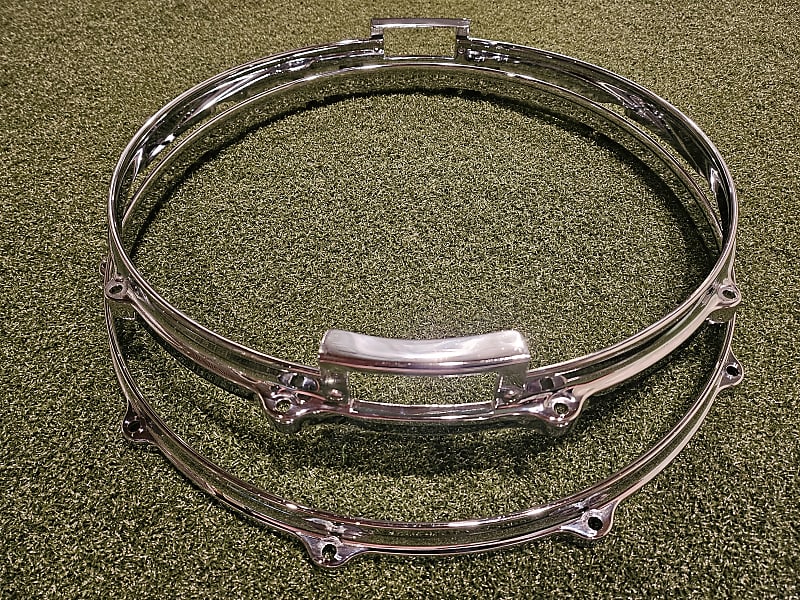 Pearl Mastercast Diecast 14" 10 Lug Hoops 2010s Extended Gate | Reverb