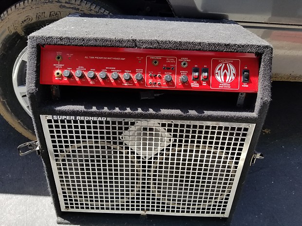 SWR Super Redhead Bass Combo Amp Black/Red | Reverb