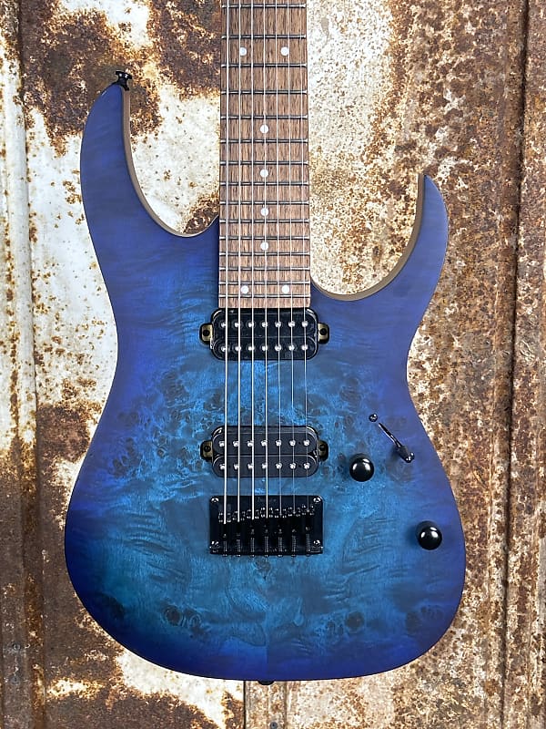 Ibanez RG Standard RG7421PB Sapphire Blue Flat BLEM | Reverb