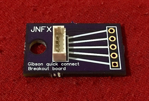 JNFX Gibson quick connect Breakout Board 2015 Purple | Reverb
