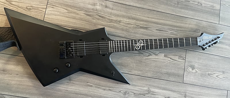 Solar Guitars E1.6AC - Carbon Black Matte 2020 - Matte | Reverb