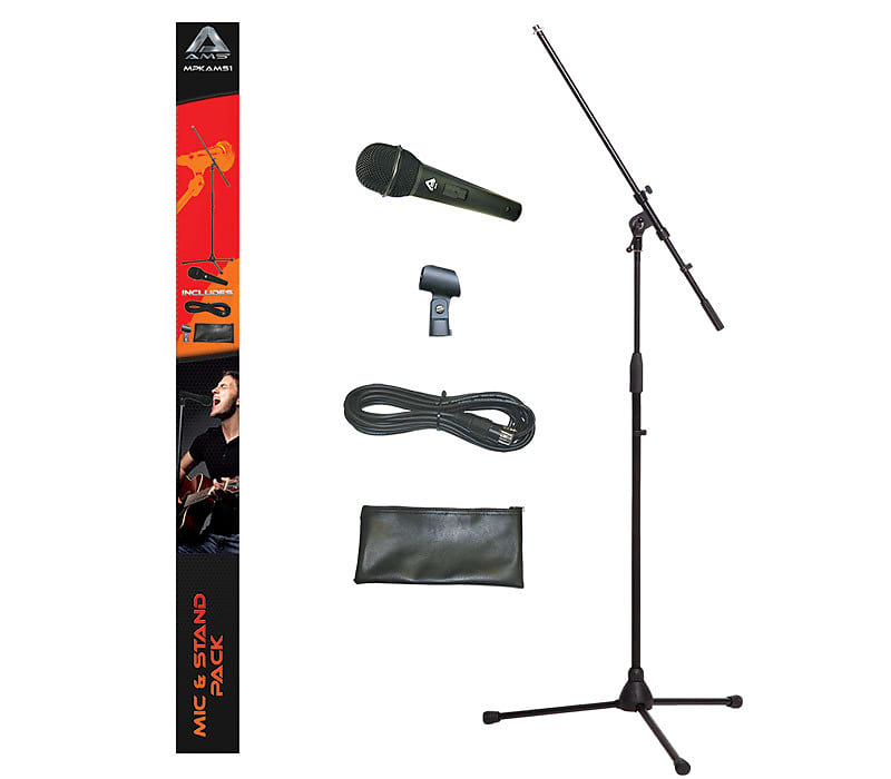 Microphone and boom stand pack | Reverb Australia