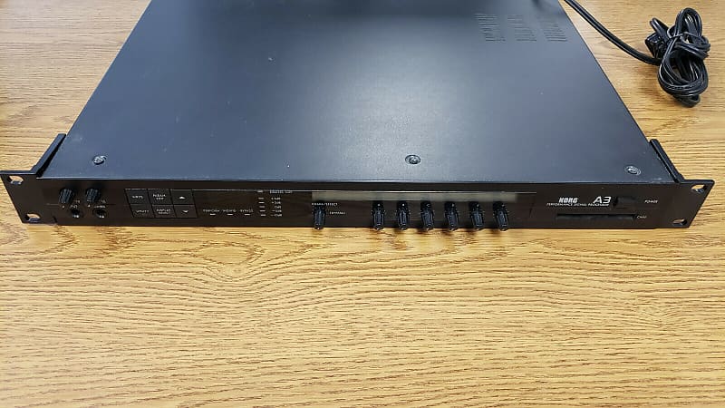 Korg A3 with rack ears and Roland UM-ONE MK2 USB MIDI | Reverb