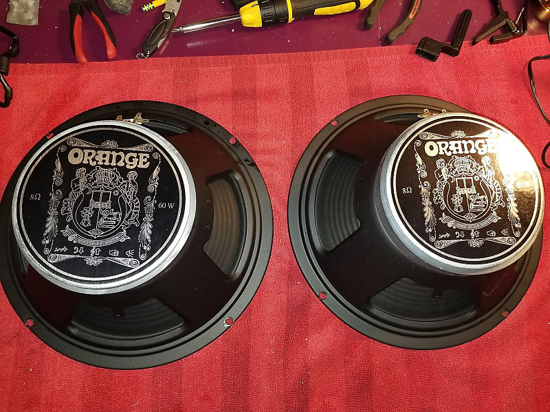 Orange Jim Root PPC212 SPEAKERS ONLY Voice of the World | Reverb