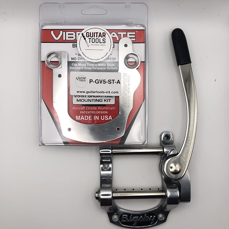 Bigsby B5 Tremolo w/Vibramate Mounting Kit | Reverb