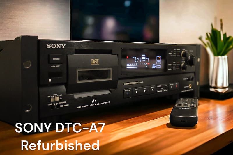 Sony DTC-A7 DAT Tape Deck w/remote- Refurbished | Reverb