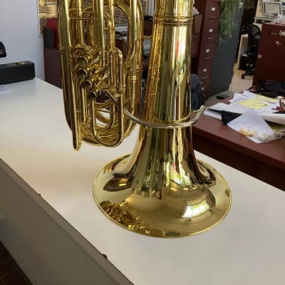 King 2341W Series 4/4 BBb Silver Tuba with Carrying Case | Reverb