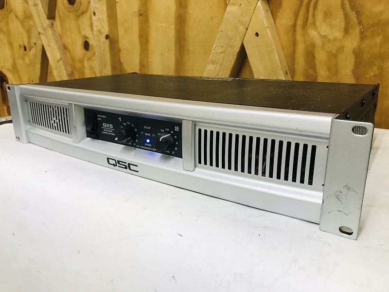 QSC GX5 Stereo Power Amp 700 Watts per channel Tested & | Reverb