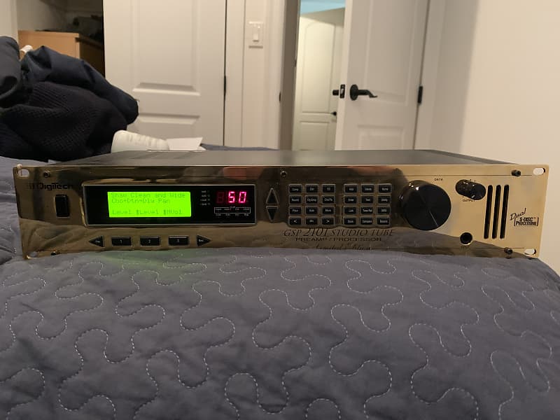 DigiTech GSP 2101 Studio Tube PreAmp Processor 90s Gold | Reverb