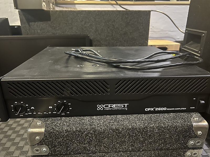 Crest Cpx2600 power amplifier | Reverb