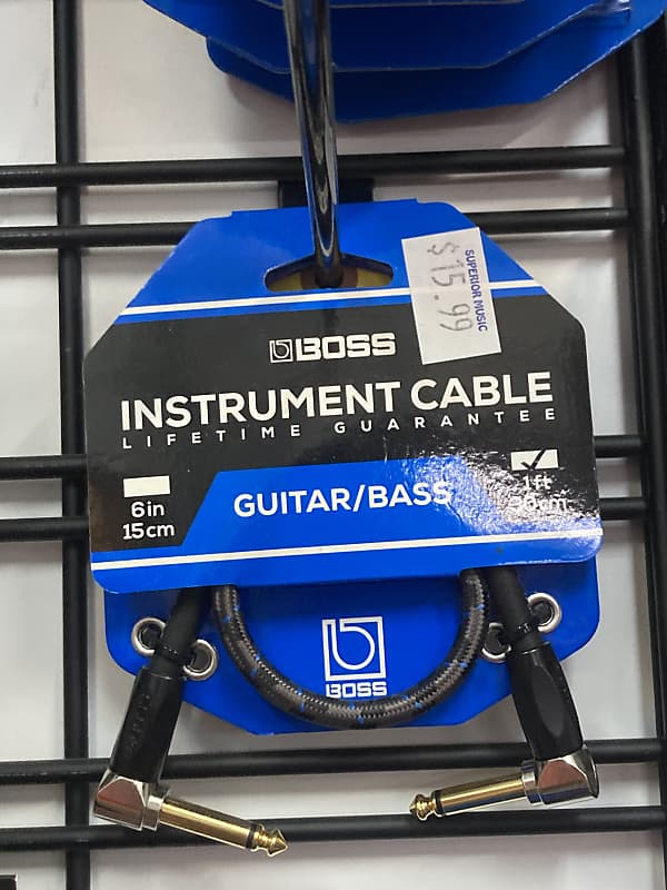 Boss 1 FT instrument cable- | Reverb