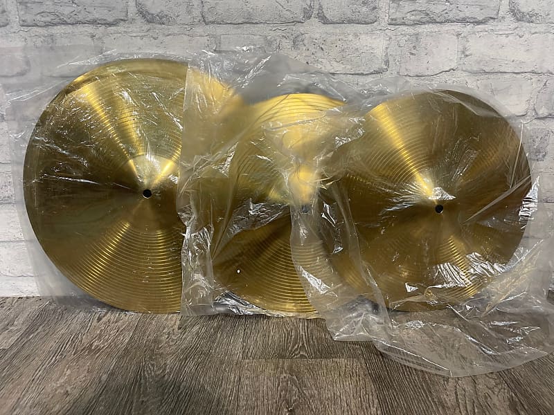 Beginners Drum Cymbal Set x3 16" 14" #IP52 | Reverb