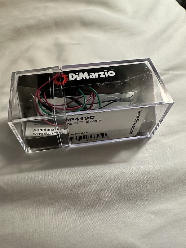 Dimarzio Area 67 Stacked Hum-Cancelling Chrome (Rare) Strat | Reverb