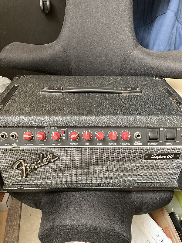 Fender Super 60 rare tube guitar amp head Rivera? Sleeper | Reverb