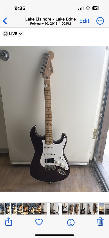 Fender Stratocaster 2010 - Dark Maroon | Reverb